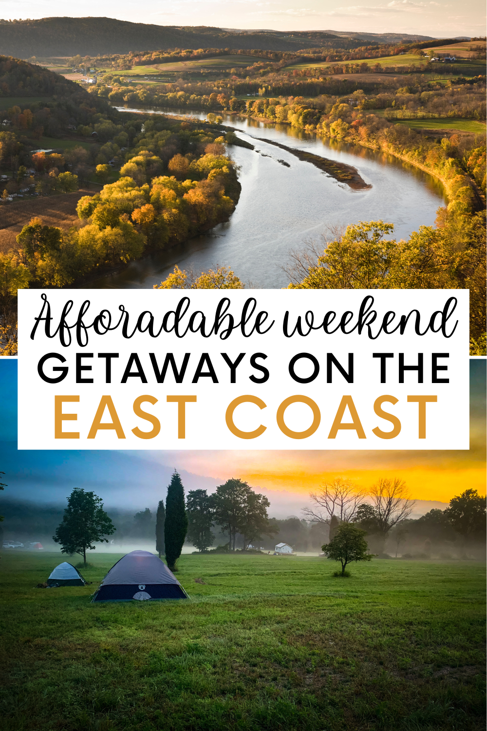 16 Top Inexpensive Weekend Getaways on the East Coast